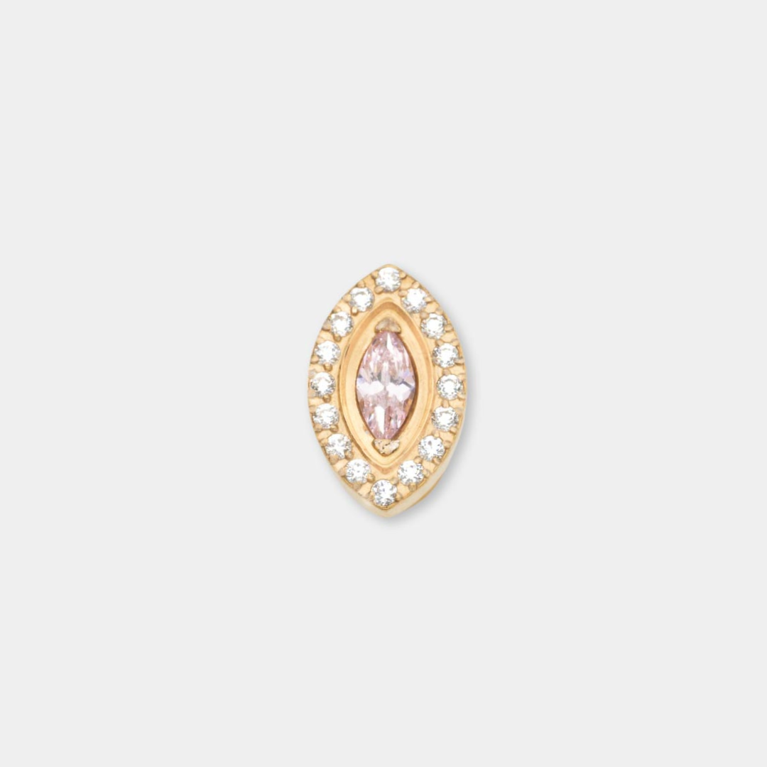 CELESTE PINK - Bijoux Titane - Obsidian Piercing